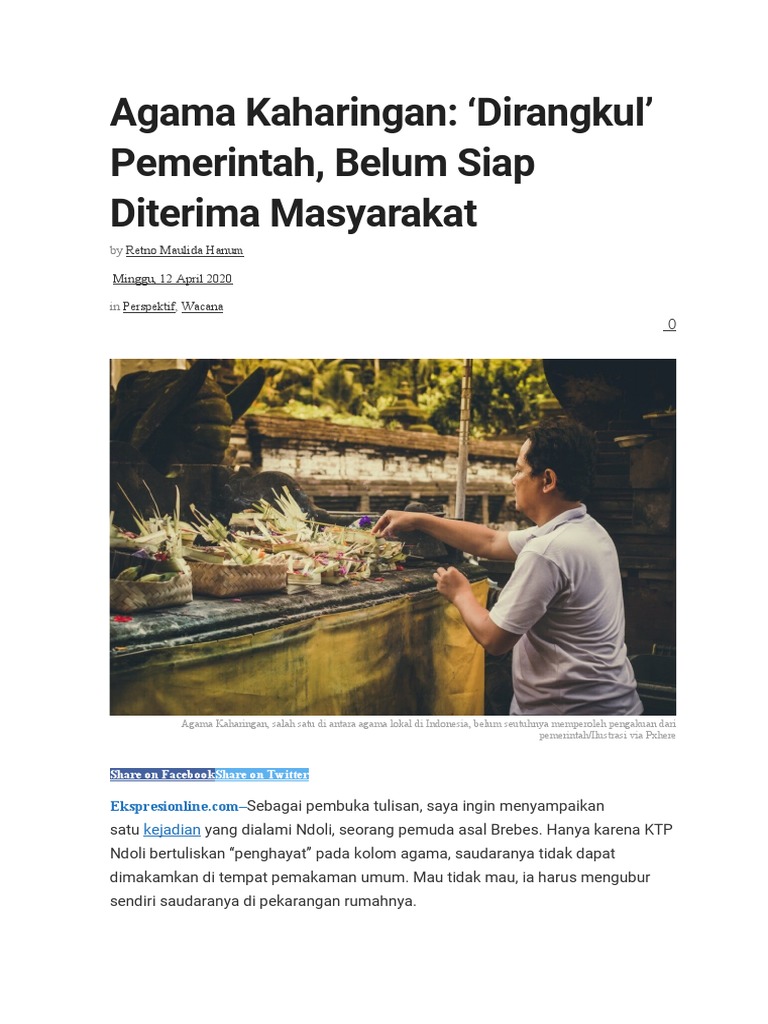 Hindu Kaharingan | PDF