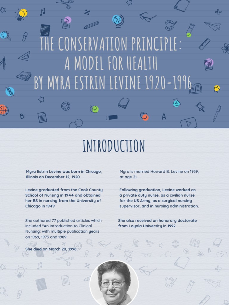 The Conservation Principle: A Model For Health by Myra Estrin Levine ...