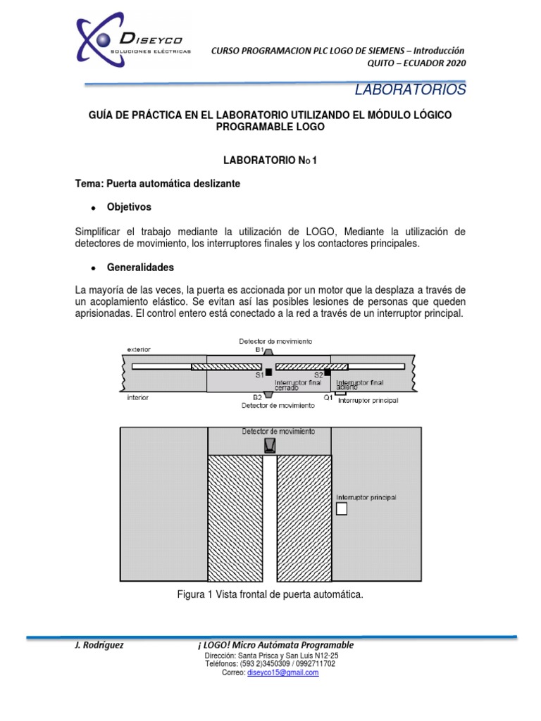 Guia Laboratorios de PLC Logo | PDF | Semáforo | Relé