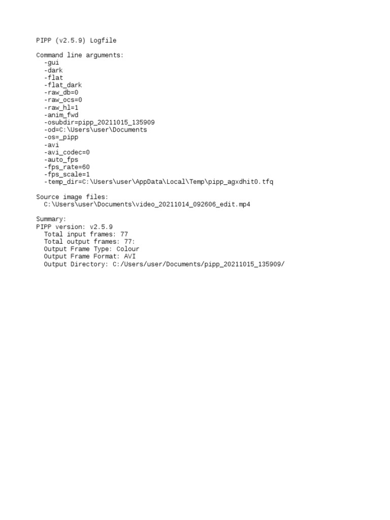 Video 20211014 092606 Edit Pipp Log | PDF