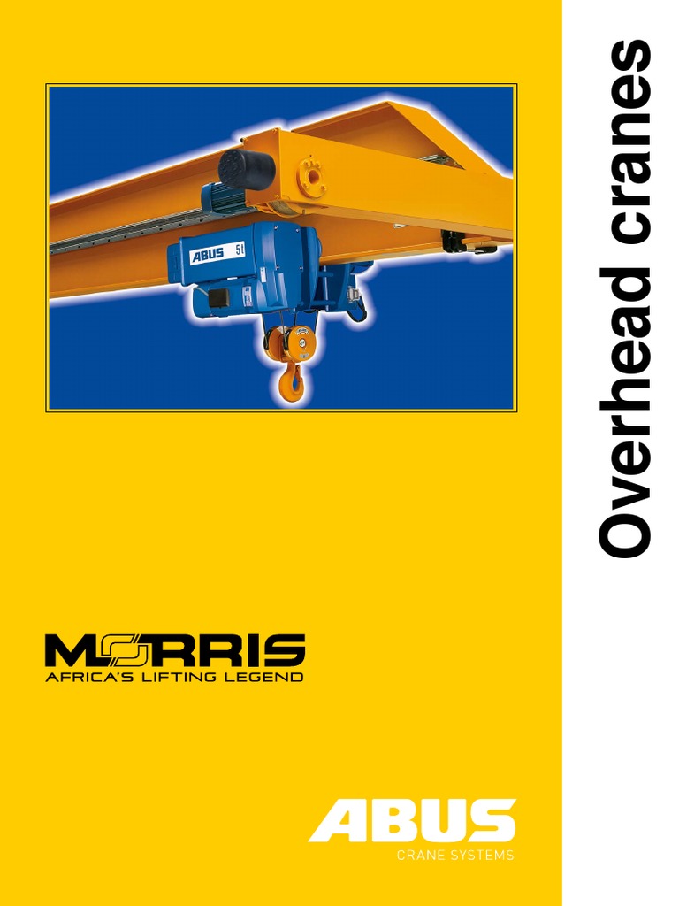 ABUS Overhead Cranes | PDF | Crane (Machine) | Switch