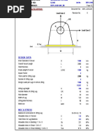 Torispherical Heads THICKNESS CALCULATION FOR INTERNAL PRESSURE | PDF