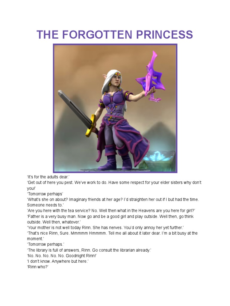 The Forgotten Princess | PDF | Elf (Middle Earth) | Elves