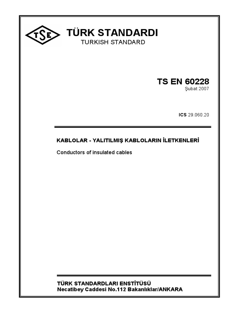 TS en 60228 | PDF