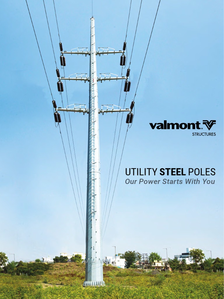 Utility Steel Poles: Our Power Starts With You | PDF | Electrical Grid ...