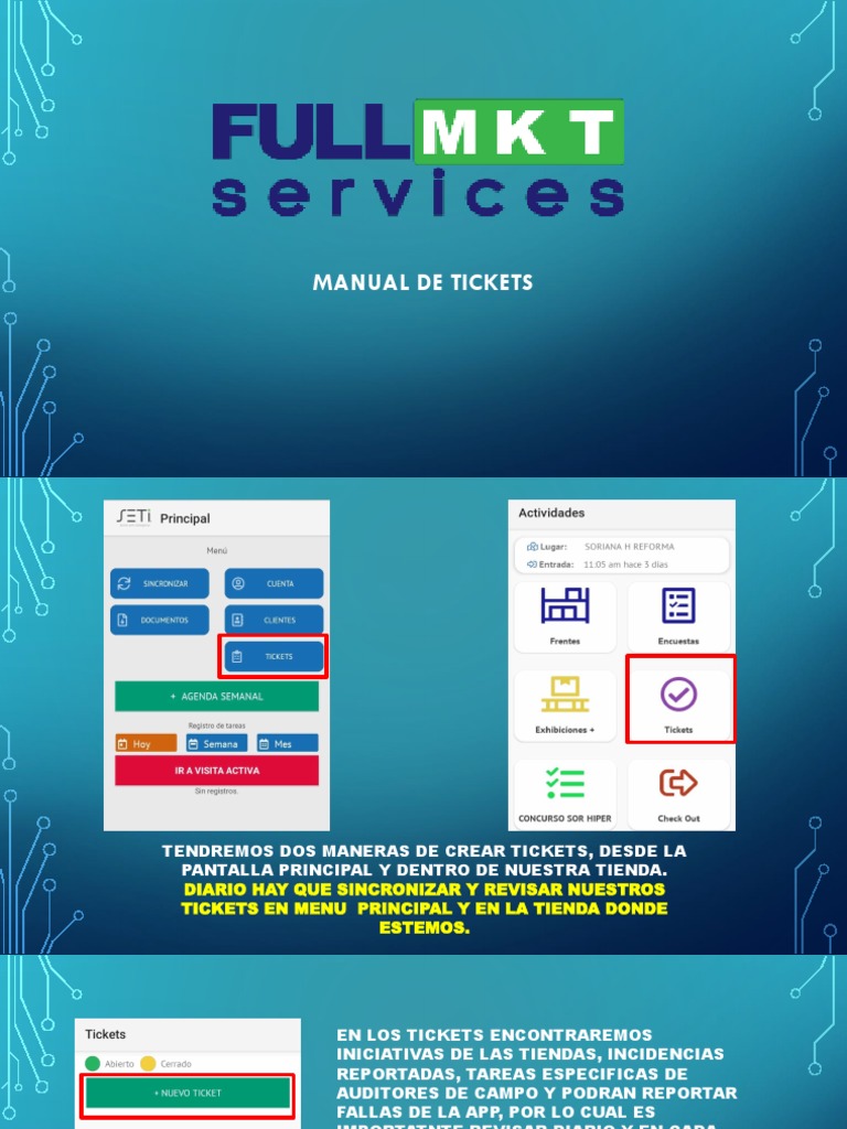 MANUAL Básico para Tickets | PDF | Informática