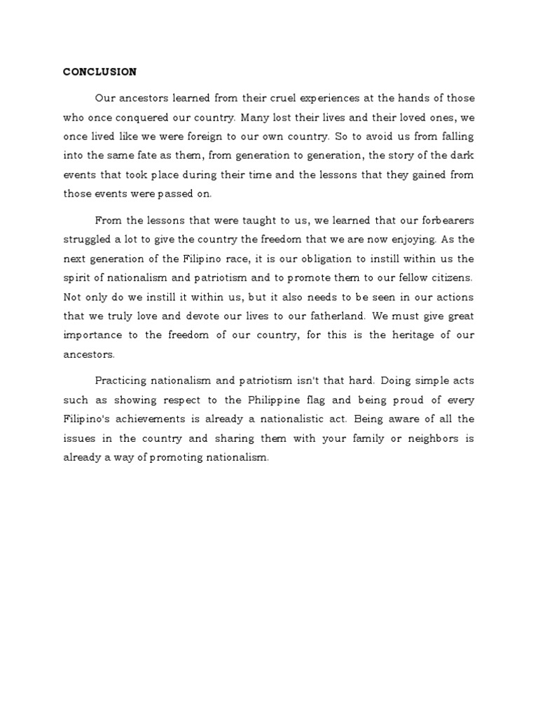Conclusion | PDF | Social Science