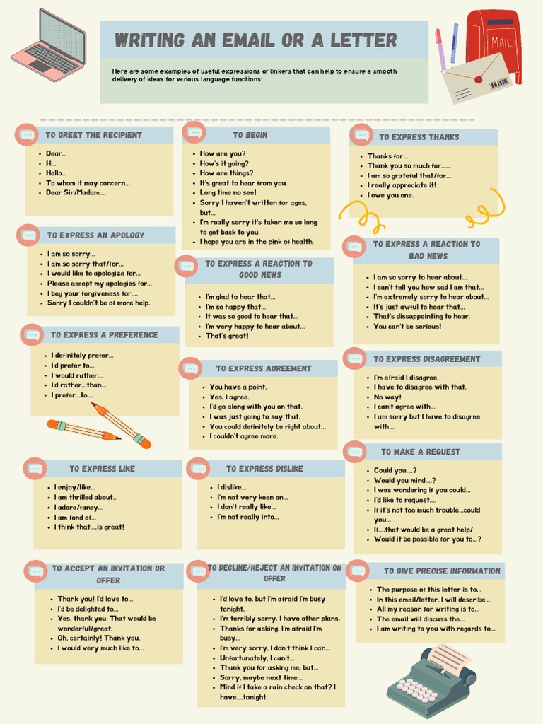 Email & Letter Writing | PDF | Language Arts & Discipline