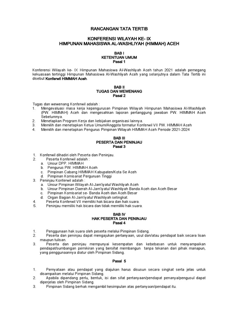 Tatib Himmah 2021-2023 | PDF