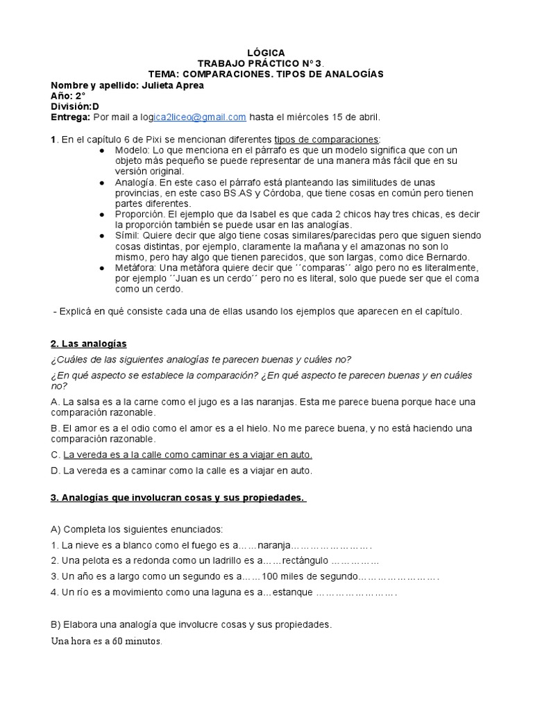 Aprea | PDF | Analogía | Metáfora