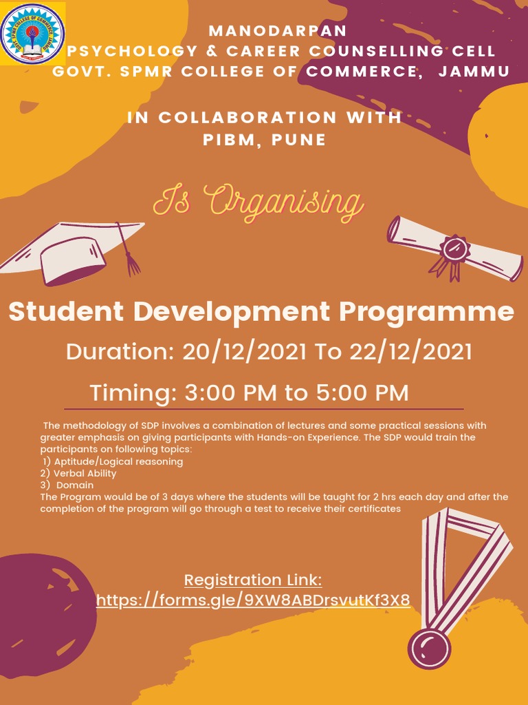 Student Development Programme | PDF | Career & Growth