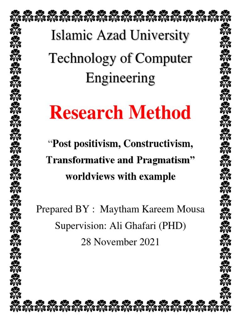 Islamic Azad University Technology of Computer Engineering: Research ...