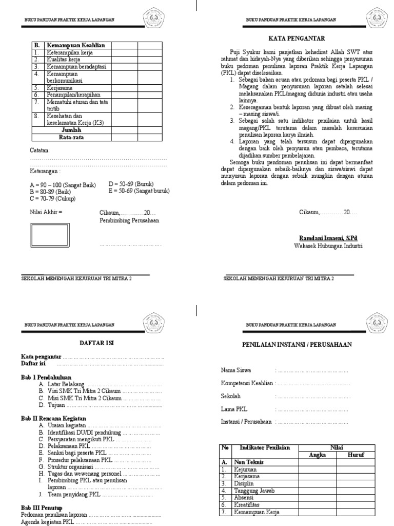 Buku Panduan PKL | PDF