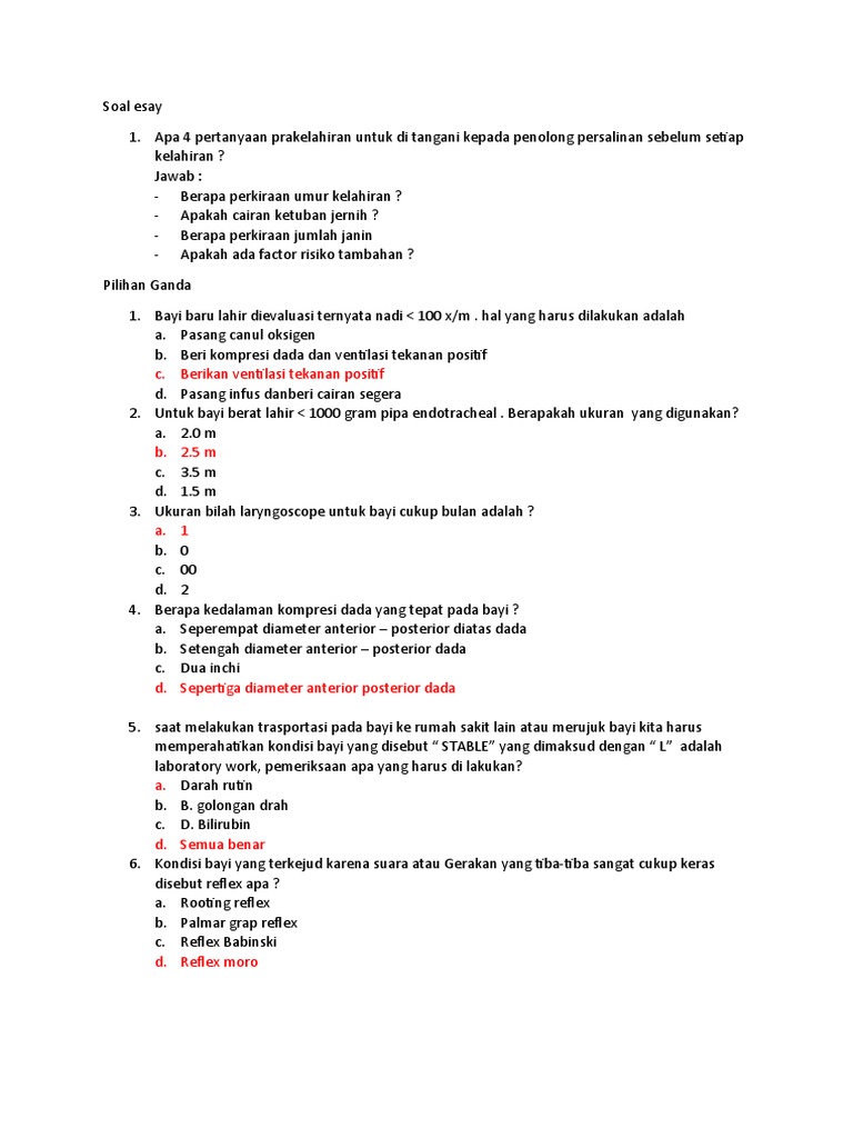 Soal Perina Maria | PDF