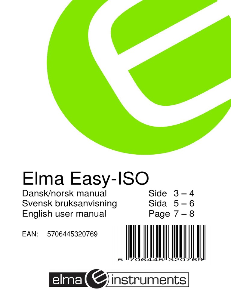Elma+Easy+ISO DK NO SE UK | PDF