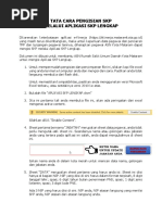 Panduan Singkat Pengisian SKP Dosen | PDF | Komputer