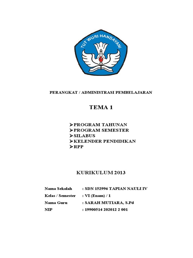 Sampul Perangkat Pembelajaran | PDF | Karier & Perkembangan