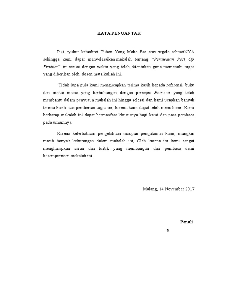Bab 1 Post Op ORIF Fraktur | PDF | Kesehatan Holistik | Sains & Matematika