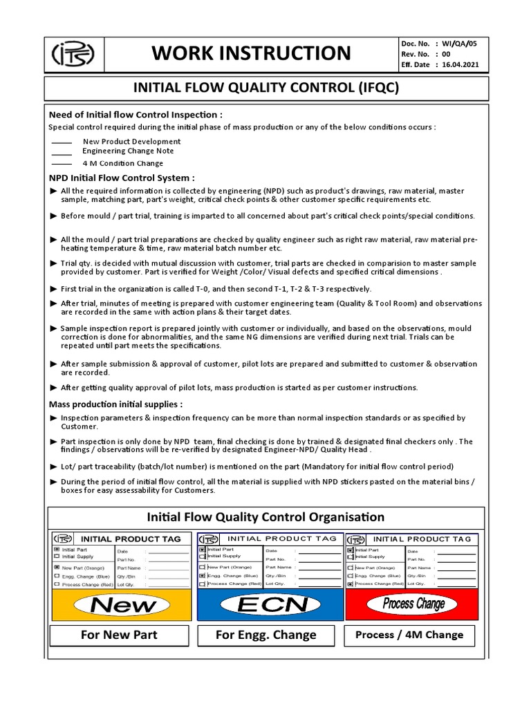 Wi-Qa-05, Initial Flow Control | Download Free PDF | Business Process