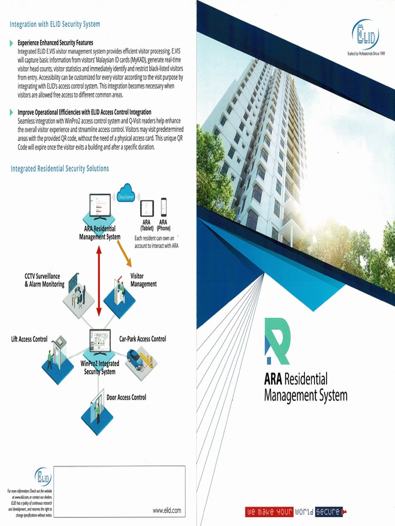 ELID Ara Residential Management System | PDF