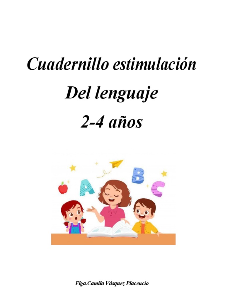 Cuadernillo de Estimulación del Lenguaje 2-4 Años | PDF | Color