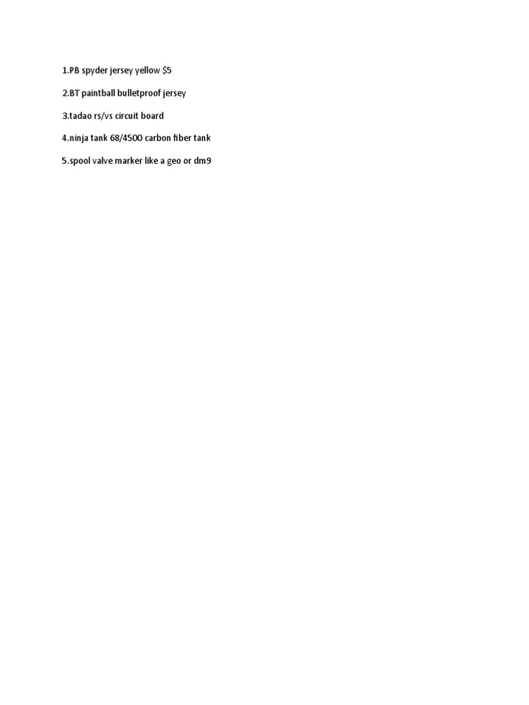 PB List | PDF | Home & Garden