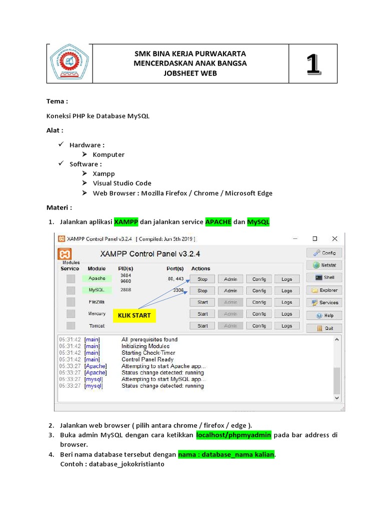 Part 1 Koneksi Database | PDF