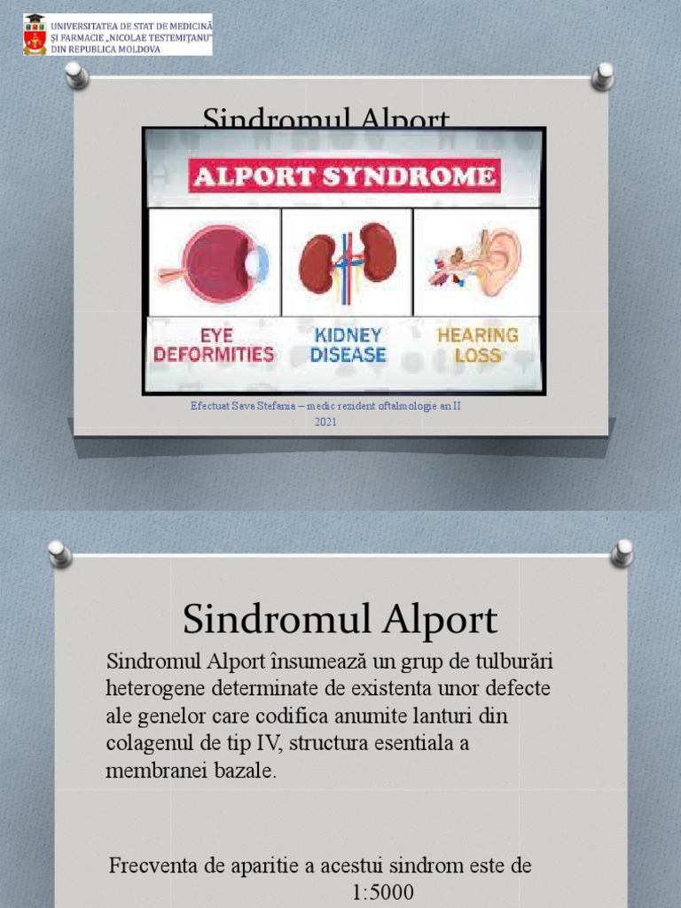 Sindromul Alport | PDF
