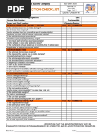 Driver Assessment Checklist | PDF | Vehicles | Landing Gear