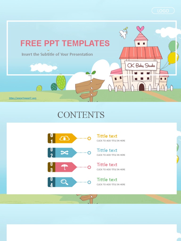 Free PPT Templates: Insert The Subtitle of Your Presentation | PDF ...