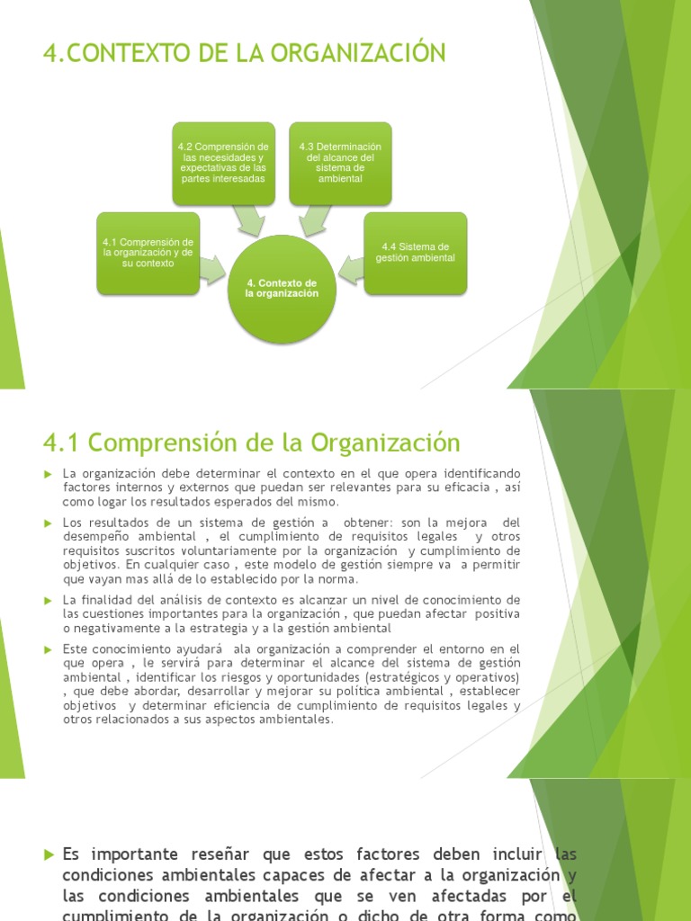 Contexto de La Organización Iso 14001 2015 | PDF | Naturaleza