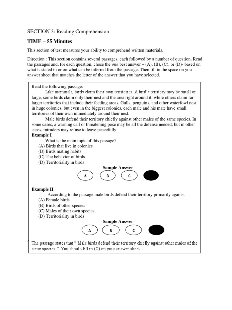 TOEFL Reading Comprehension Test Practice | PDF | Otter | Anne Of Green ...