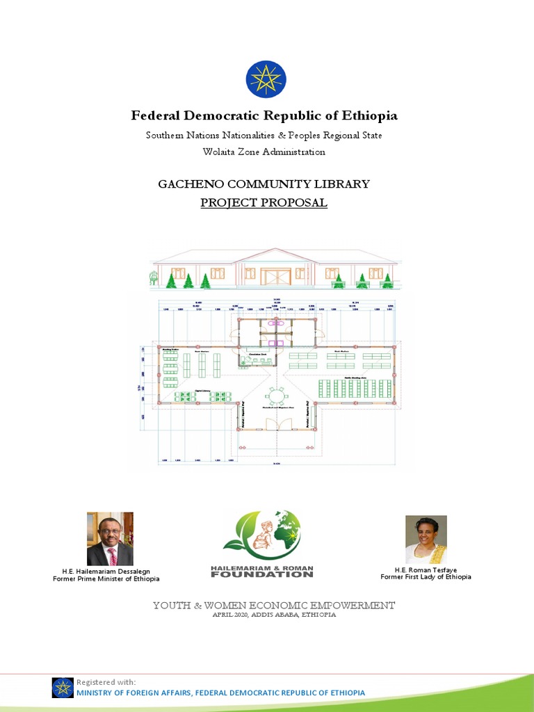 Ethiopia Library Project Proposal | PDF | Libraries | Ethiopia