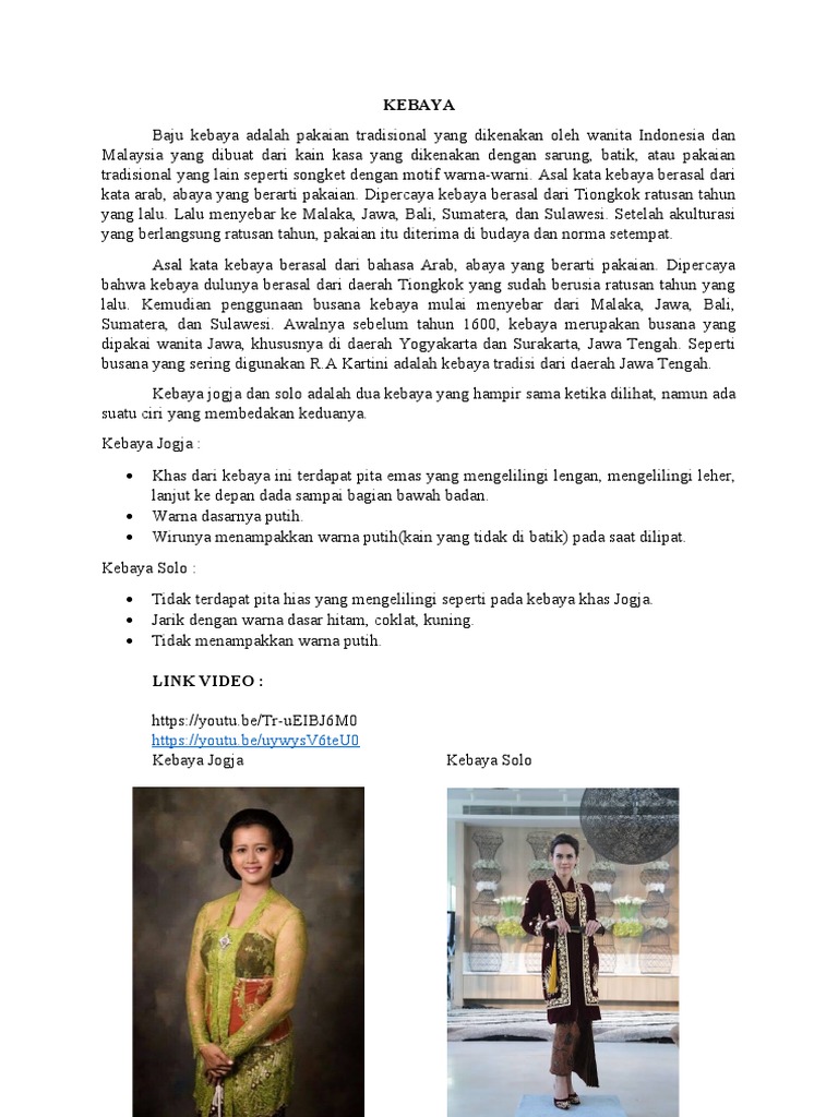 Kebaya | PDF