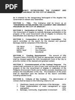 Sample Municipal Ordinance | PDF | Local Government | Government