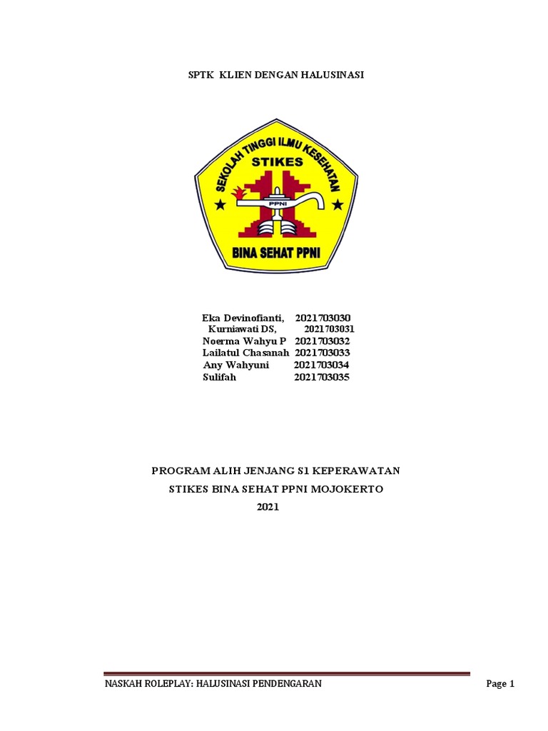 SPTK N Roleplay SPTK Halu | PDF