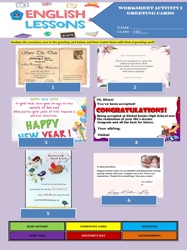 Analyzing Greeting Cards: Identifying Occasions, Social Functions, and ...