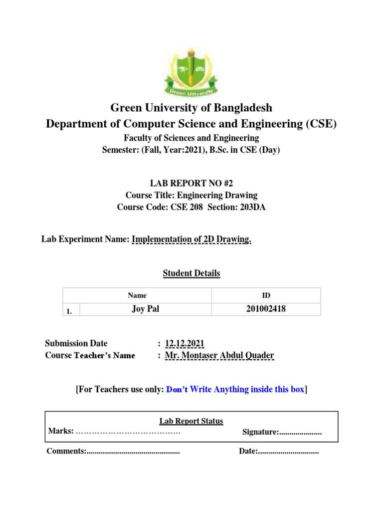 Lab Report 02 - Implement of 2D Drawing | PDF
