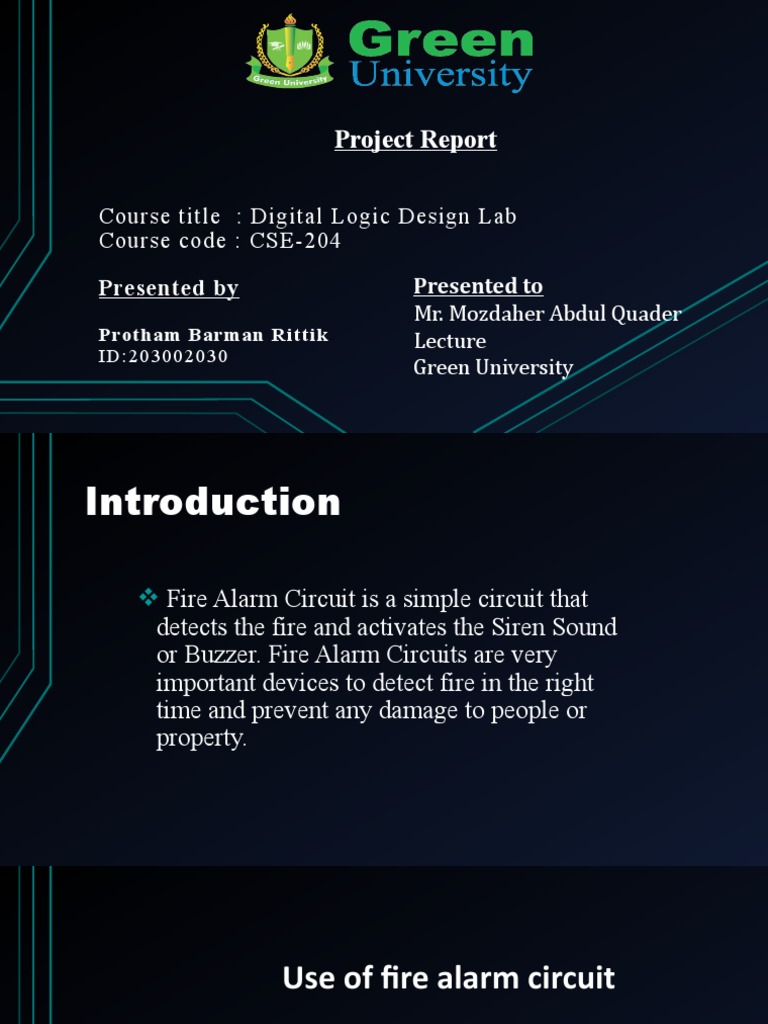 Project Report: Course Title: Digital Logic Design Lab Course Code: CSE-204 | PDF