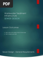 Sewer Design Calculation | PDF | Sanitary Sewer | Chemical Engineering