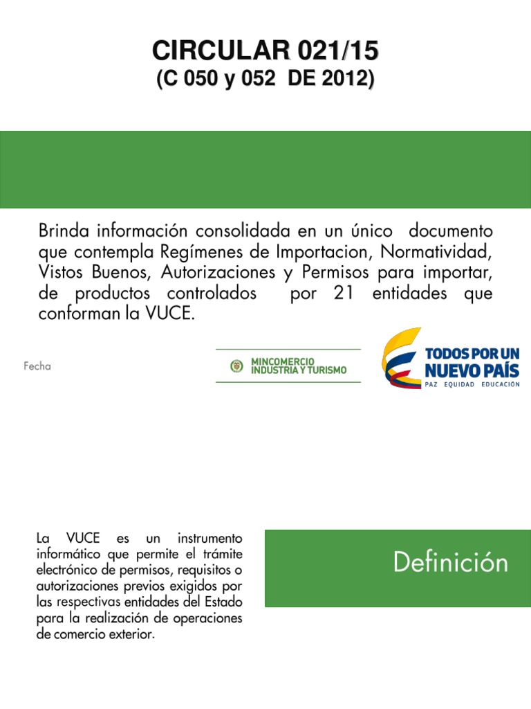 Ventanilla Única de Comercio Exterior VUCE | PDF | Ácido sulfúrico | Química