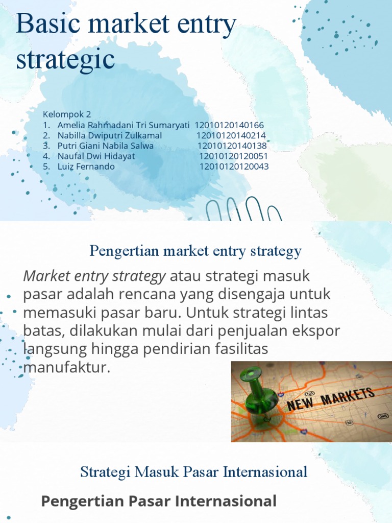Basic Market Entry Strategic | PDF
