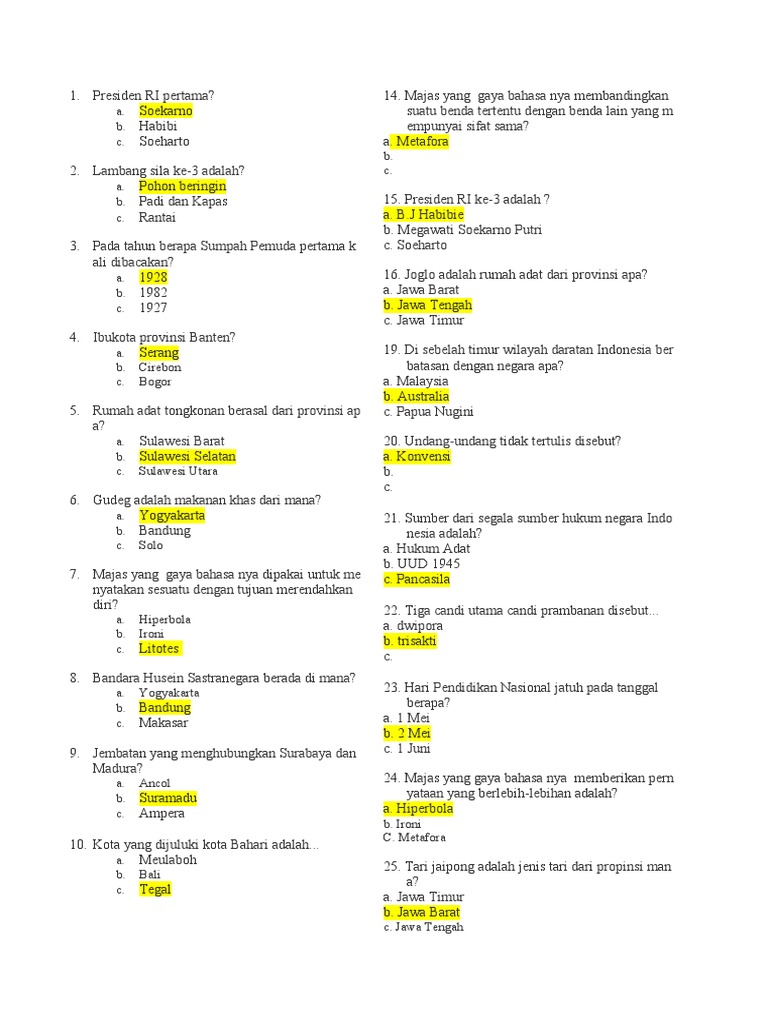 Soal Rangking 1 | PDF