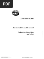 Ansi Z535.1 2017 Safety Color | PDF | Color | Hue