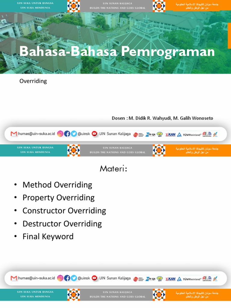 Pemrograman OOP: Overriding & Final | PDF