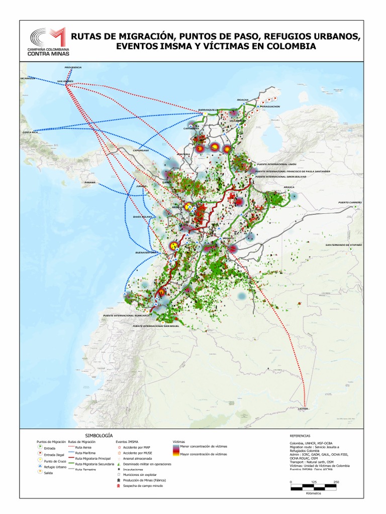 Mapa Migracion | PDF | Colombia