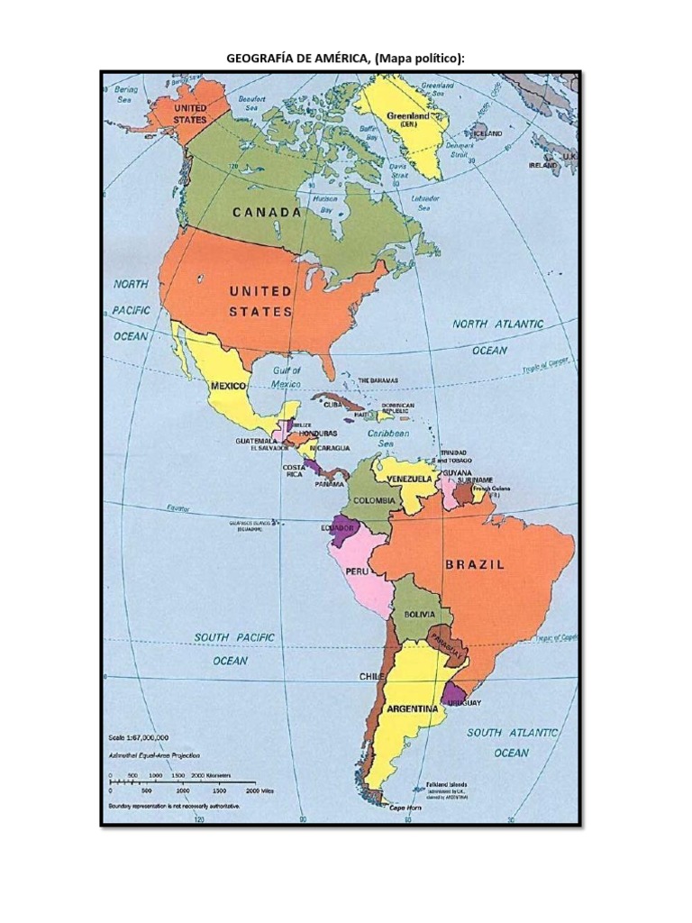 Geografía de América 8 Básico | PDF