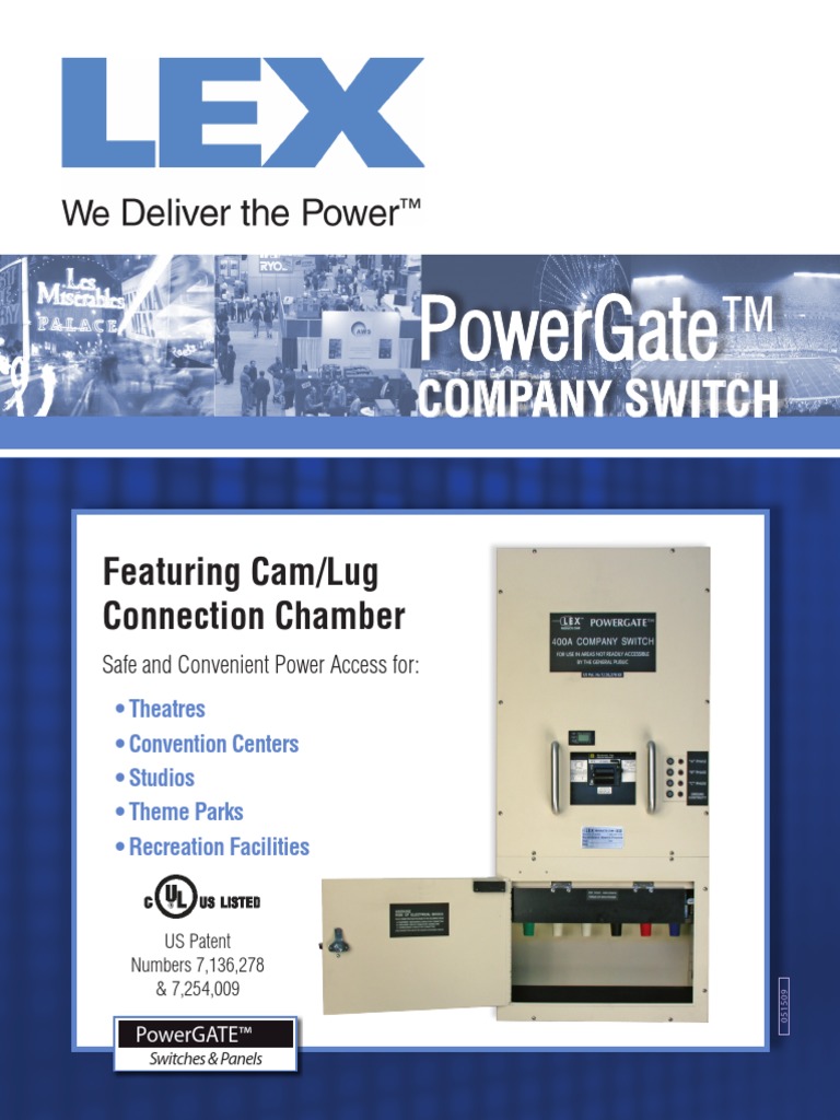 Powergate™: Company Switch | PDF | Electrical Wiring | Electrical Connector