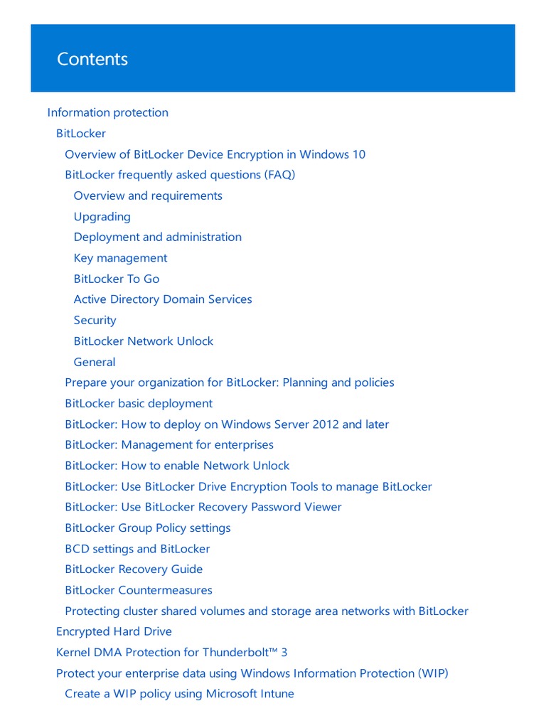 Bitlocker | PDF | Booting | Windows 10
