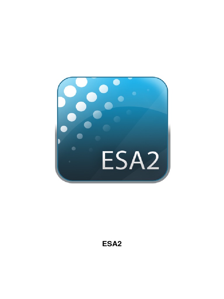 ESA2 Manual | PDF | Installation (Computer Programs) | Ios